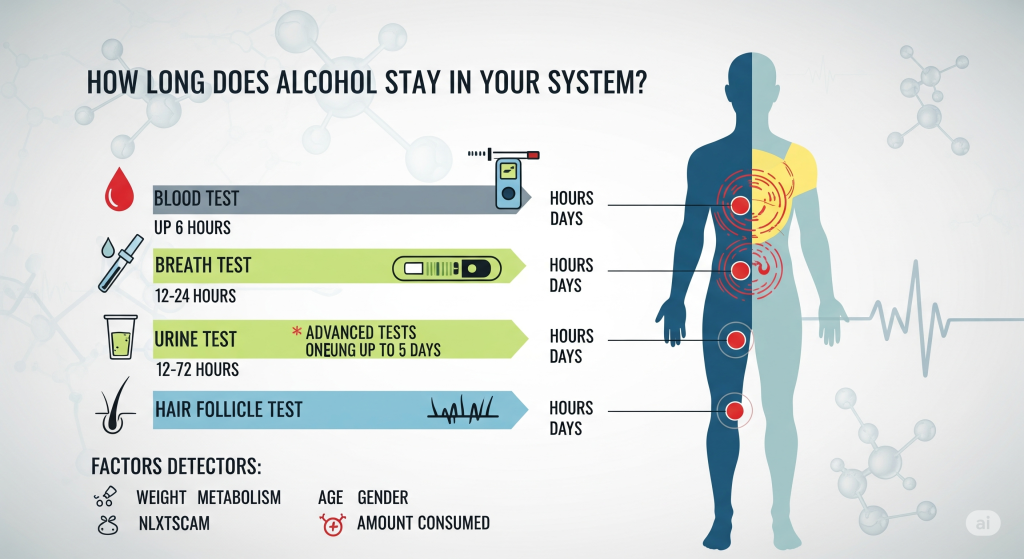 How Long Does Alcohol Stay in Your System?: A Guide